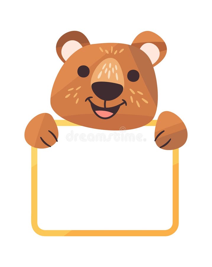 Cartoon Bear Celebrating stock vector. Illustration of bear - 47474813