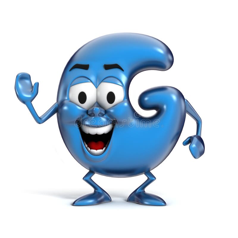 Cartoon 3d font letter M stock illustration. Illustration of cartoon ...