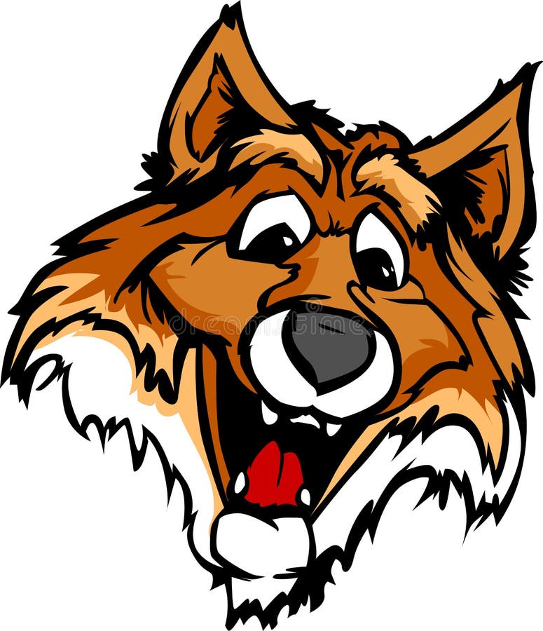 Smiling Cartoon Fox Mascot Graphic Stock Vector - Illustration of ...