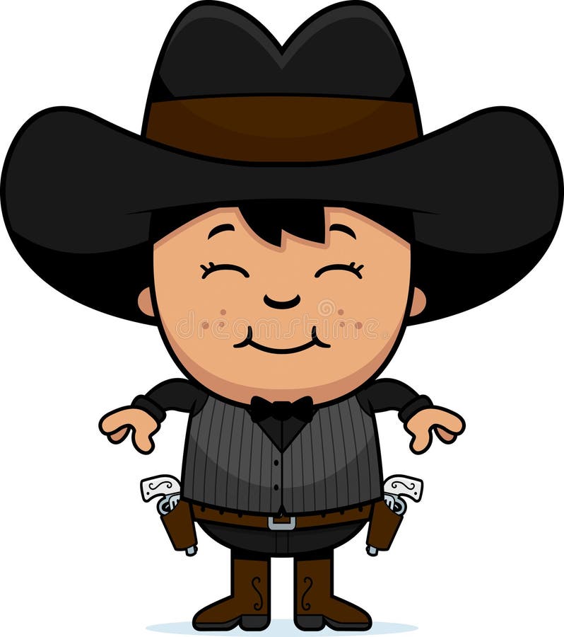 Cartoon Little Gunfighter Stock Illustrations – 11 Cartoon Little ...
