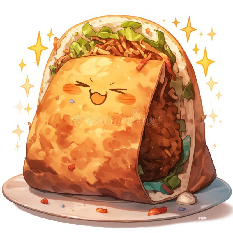 Smiling Cartoon Sandwich Illustration Stock Illustration - Illustration ...