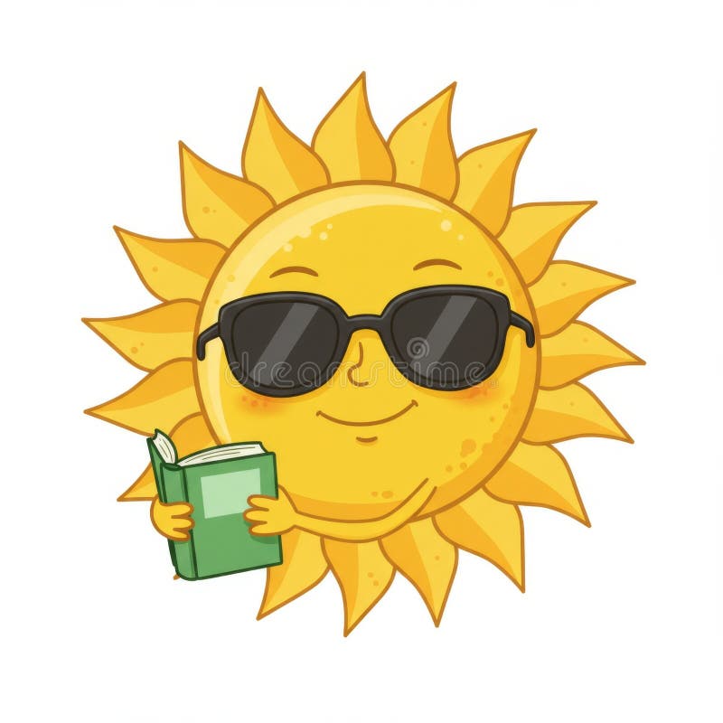 Sun Reading Book Stock Illustrations – 5,194 Sun Reading Book Stock ...