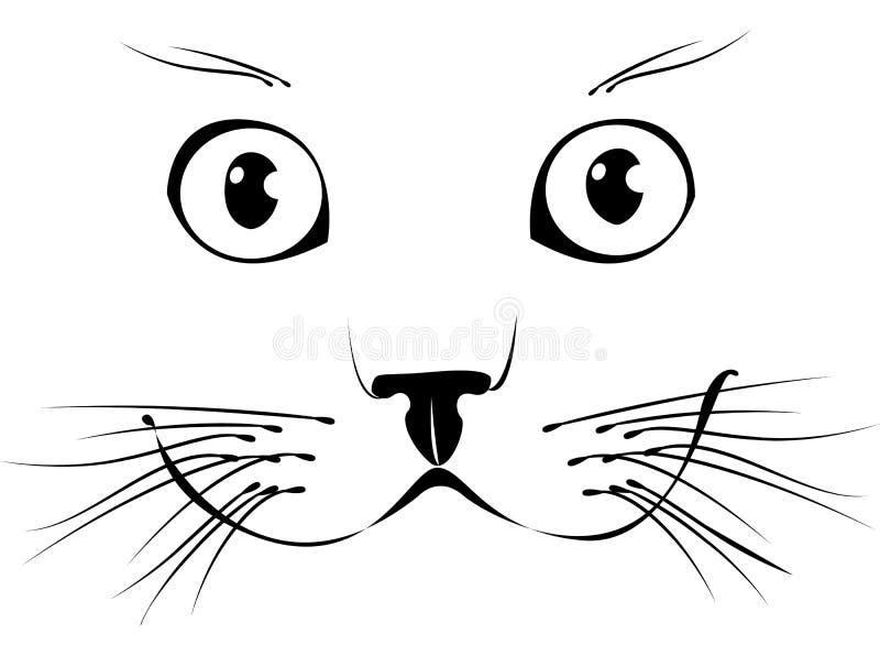 Smiling cat stock vector. Illustration of fine, kitty - 28095571