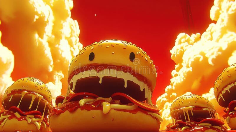 Cheeseburger Apocalypse Stock Illustrations – 2 Cheeseburger Apocalypse ...
