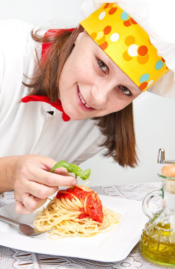 Smiling chef stock image. Image of meal, kitchen, male - 27219675