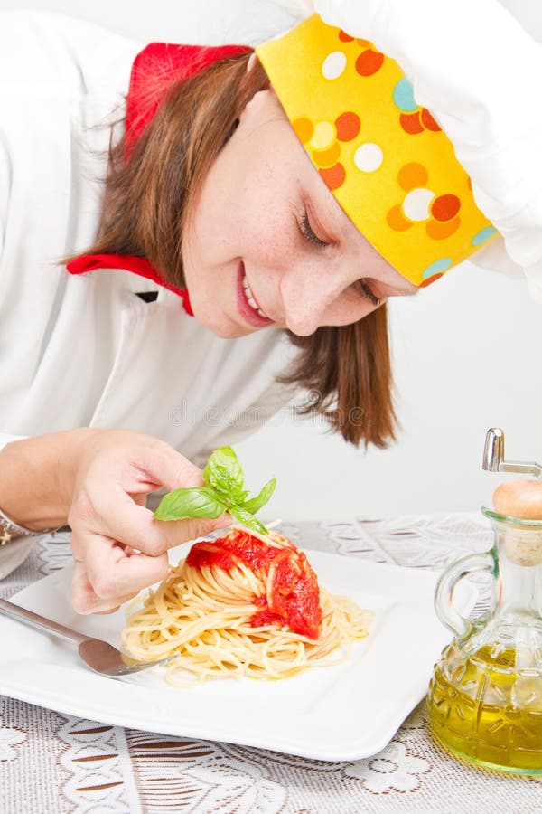 Smiling chef stock photo. Image of ingredient, dish, cook - 29697564