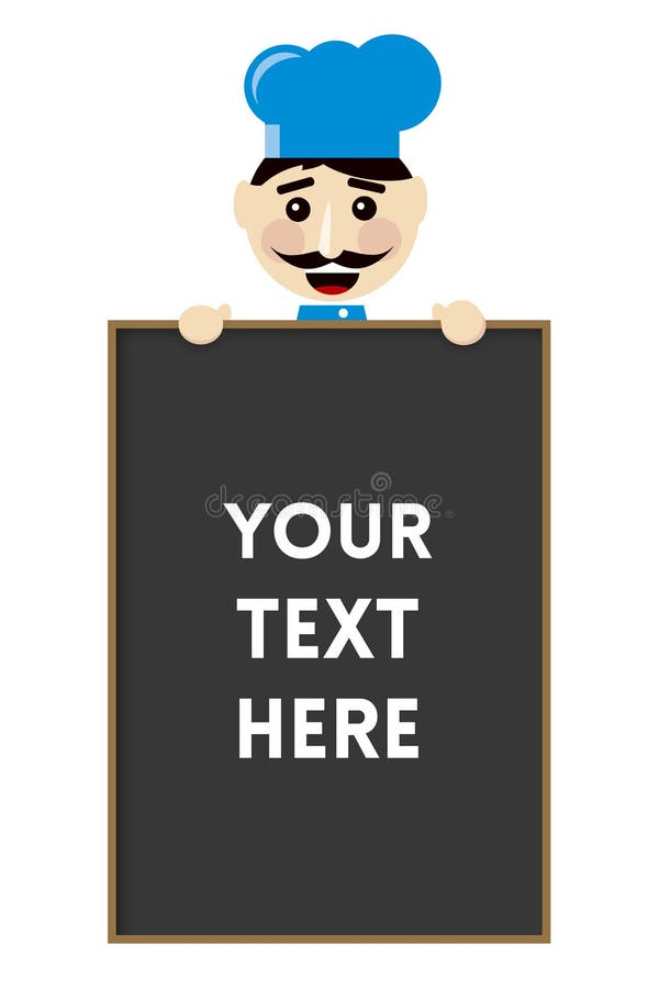 Chef Menu Board Blue Stock Illustrations – 163 Chef Menu Board Blue ...