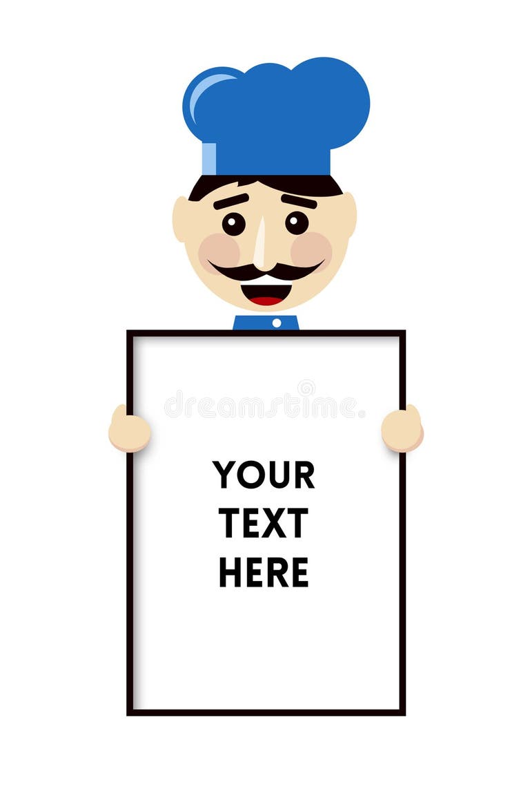 Chef Menu Board Blue Stock Illustrations – 180 Chef Menu Board Blue ...