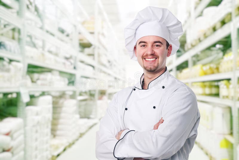 Smiling chef stock photo. Image of smiling, uniform, service - 23112972