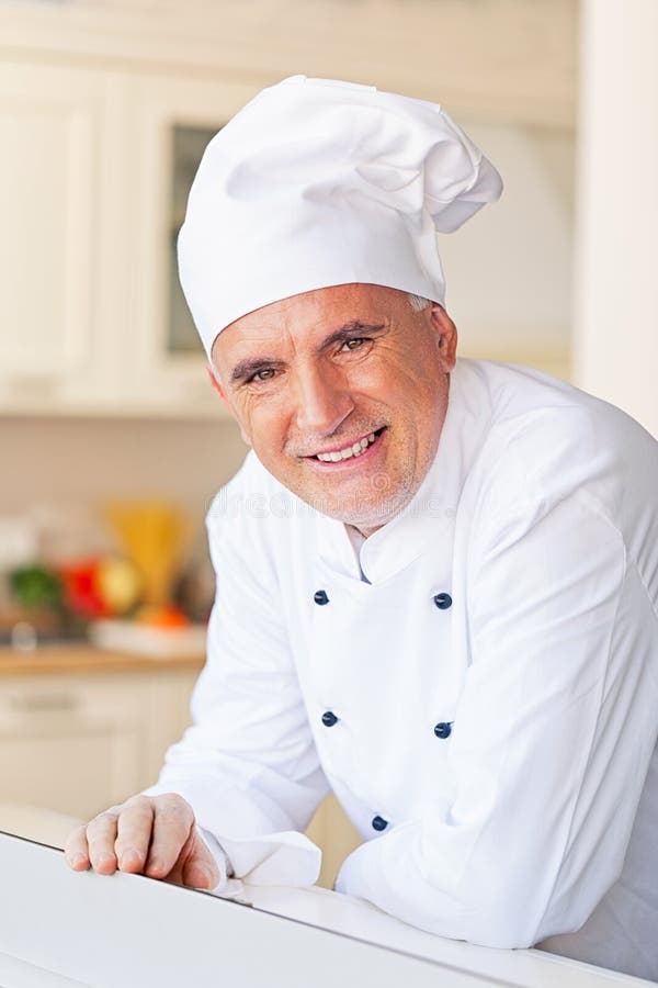 Smiling Chef stock photo. Image of close, mature, people - 30903760
