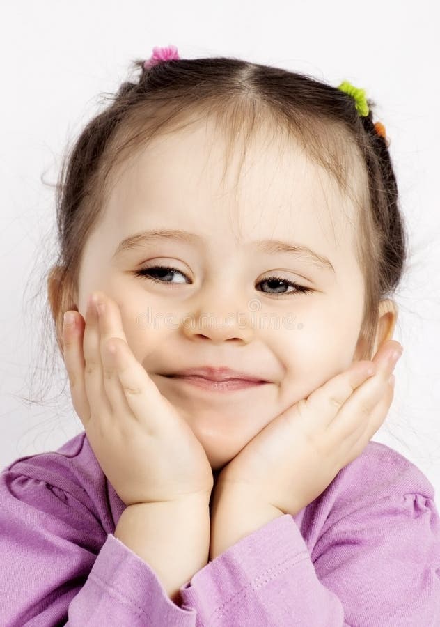 The smiling child stock image. Image of ecstatic, facial - 18448009