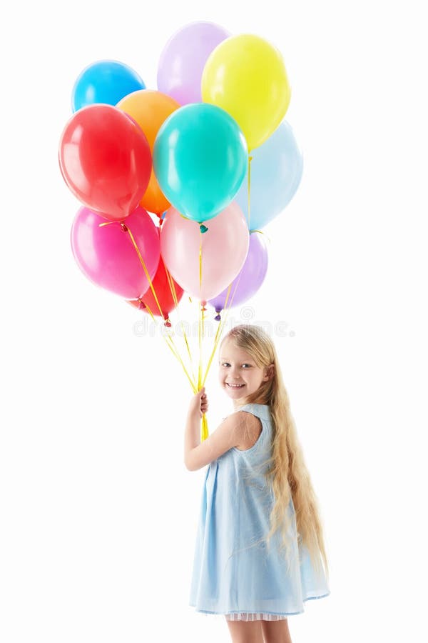 Child with balloon stock image. Image of childhood, carrying - 19745511