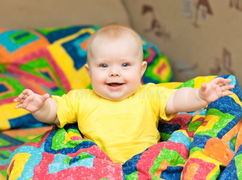 Smiling child stock image. Image of funny, happy, female - 24679227