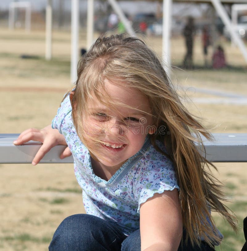 Smiling Child stock photo. Image of child, windy, smiling - 991018