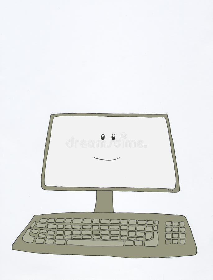 Desktop computer stock image. Image of communication, access - 5222515