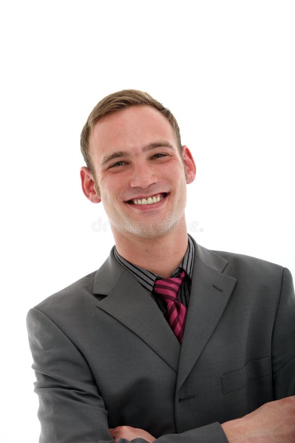 Smiling Confident Handsome Businessman Stock Photo - Image of ... Smiling Confident Handsome Businessman Stock Photo - Image of ...