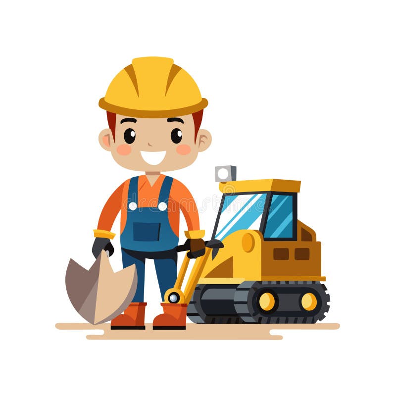 Smiling Digger Machine Stock Illustrations – 52 Smiling Digger Machine ...