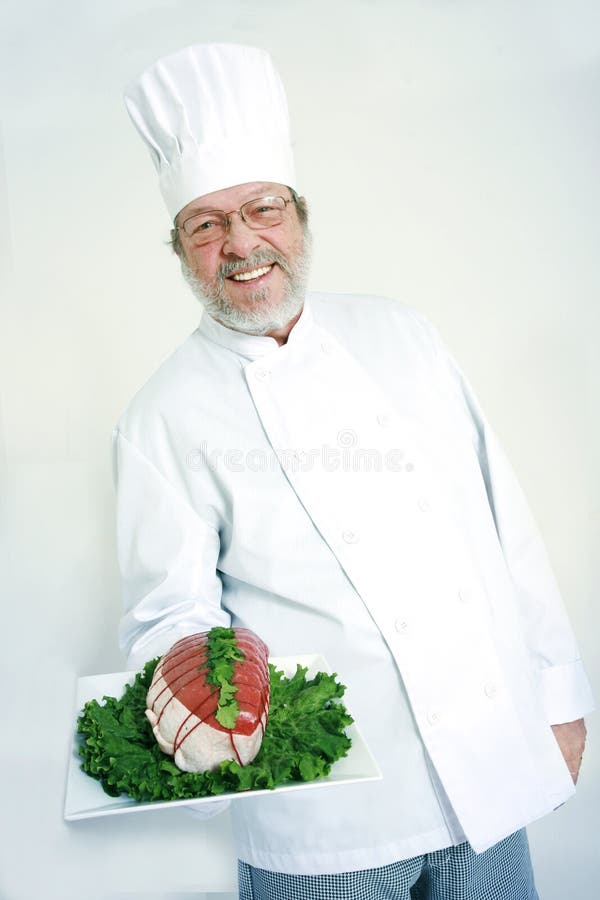 Smiling cook stock image. Image of cuisine, isolated, appetite - 8081839
