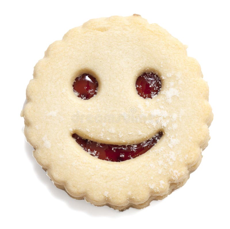 Smiling cookie stock photo. Image of cracker, supper - 23404462