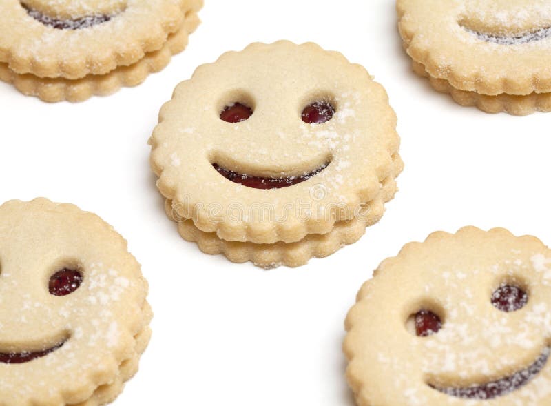 Smiling Cookies stock photo. Image of funny, faces, close - 17203412
