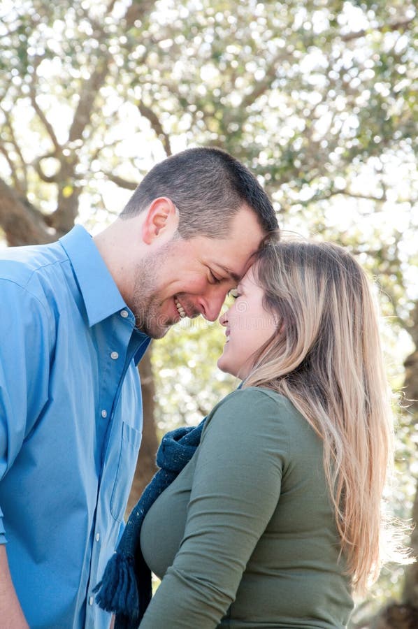 Smiling Couple in Love stock image. Image of casual, outdoors - 23859081
