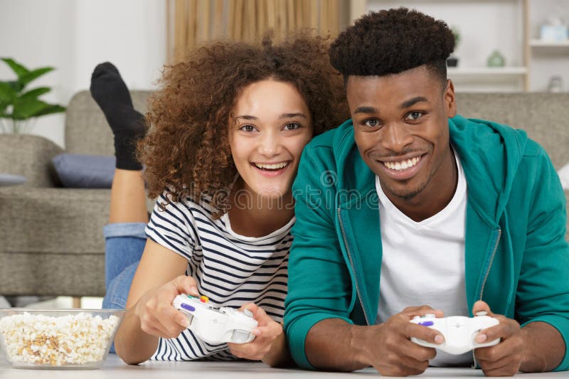 Man Playing Video Games Alone Stock Image - Image of gamer, recreation ...