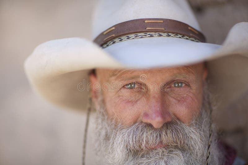 Smiling Cowboy stock photo. Image of looking, camera - 12320242