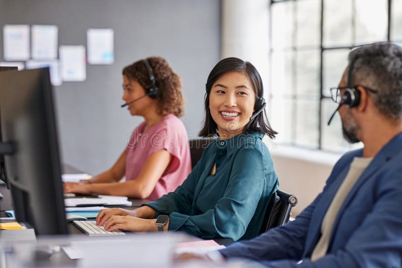 Customer Service stock photo. Image of headphone, team - 65374512