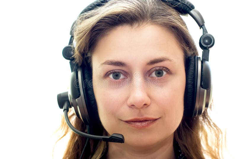 Smiling customer support stock image. Image of assistance - 11107923