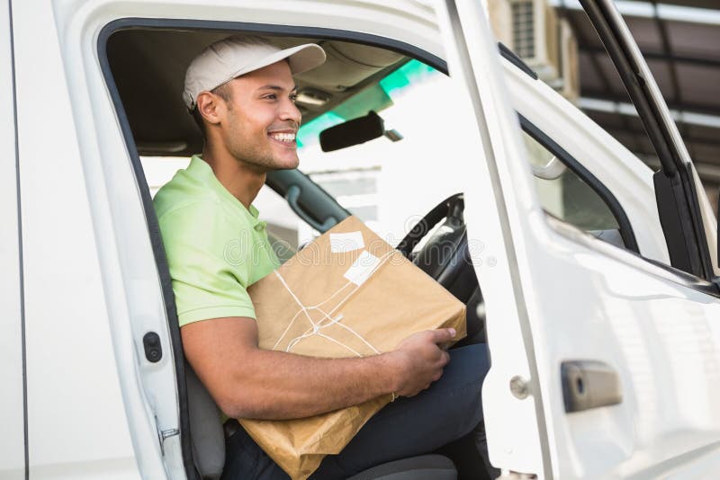 Cargo Van Delivery stock photo. Image of courier, deliver - 44267664