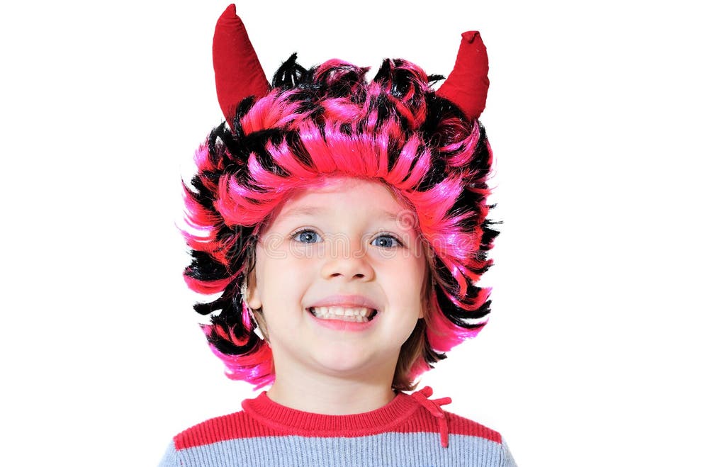 Smiling devilkin stock photo. Image of behavior, evil - 17423574