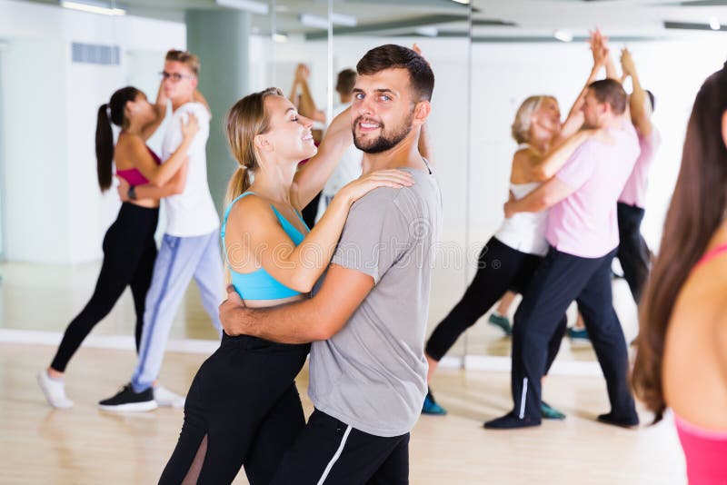 People Having Dancing Class Stock Photo - Image of rumba, nightlife ...