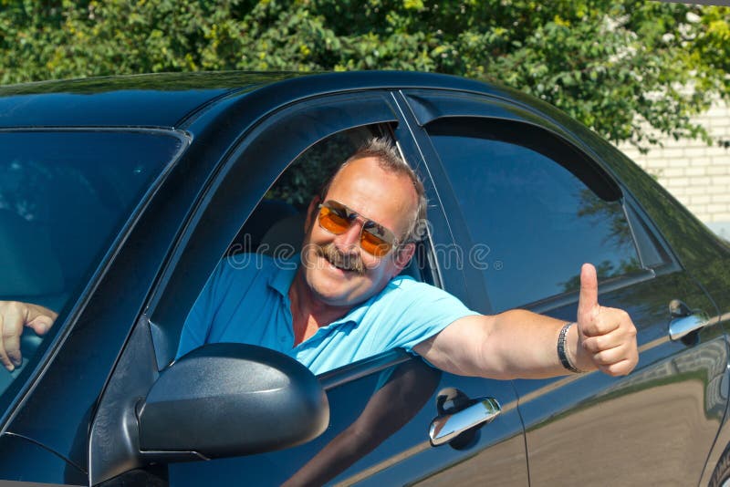 Smiling driver stock image. Image of happiness, male - 32236053