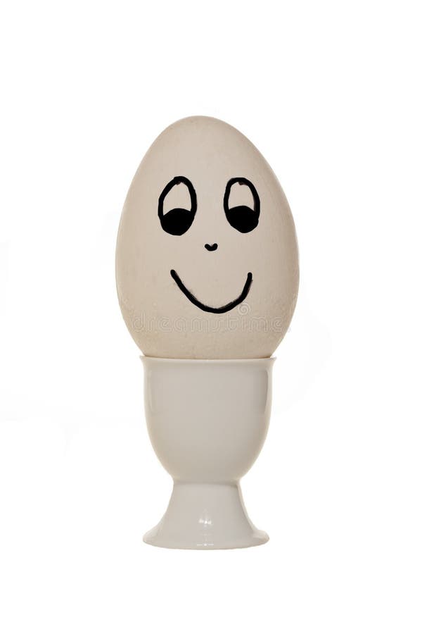 Smiling egg stock image. Image of breakfast, ellipse - 25106195
