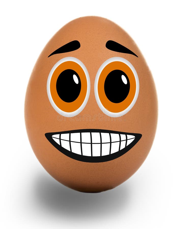 Smiling Egg stock photo. Image of seasonal, smile, character - 38494624