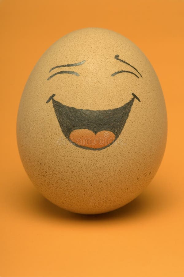 Funny easter eggs stock photo. Image of yellow, eggs, smiling - 4545818