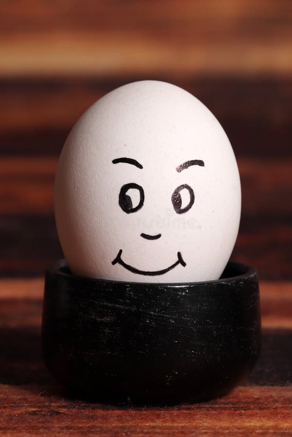 Smiling egg stock photo. Image of ingredient, white - 149951340