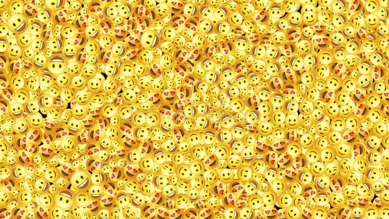 Smiling Emoji Transition Transparant MOV Stock Footage - Video of ...