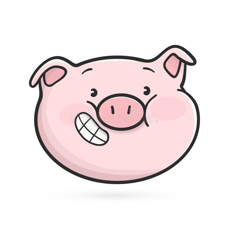 Pig Smiling Teeth Stock Illustrations – 69 Pig Smiling Teeth Stock ...