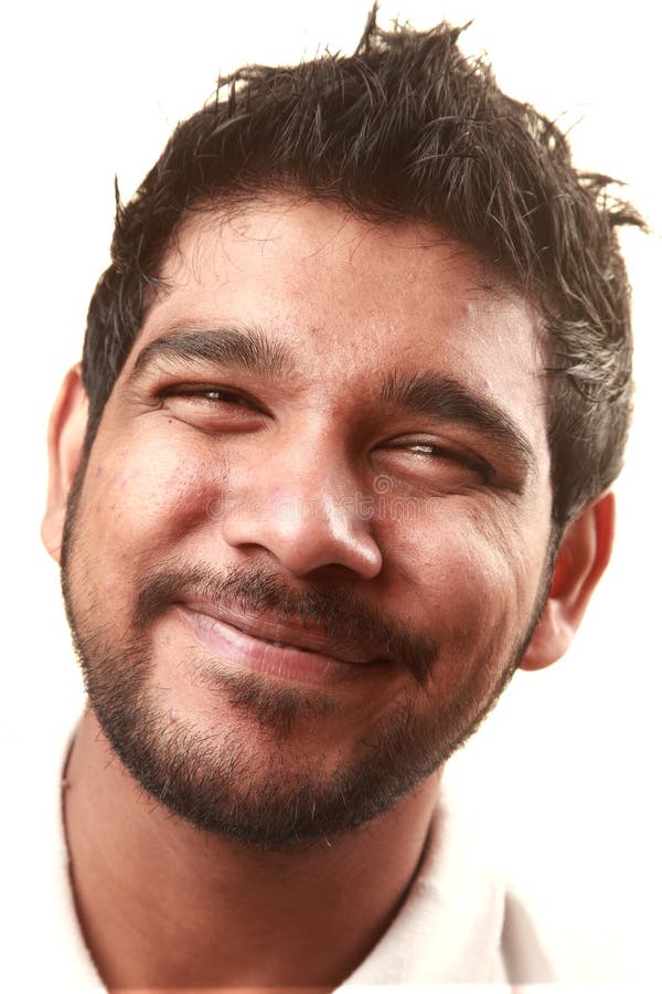Smiling man s face stock image. Image of laugh, emotion - 1078069