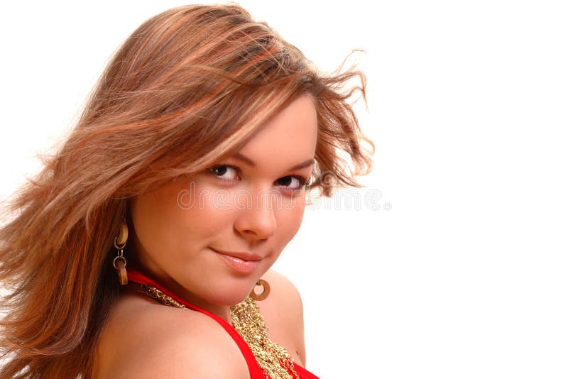 Smiling face stock photo. Image of human, mouth, hair - 2332492