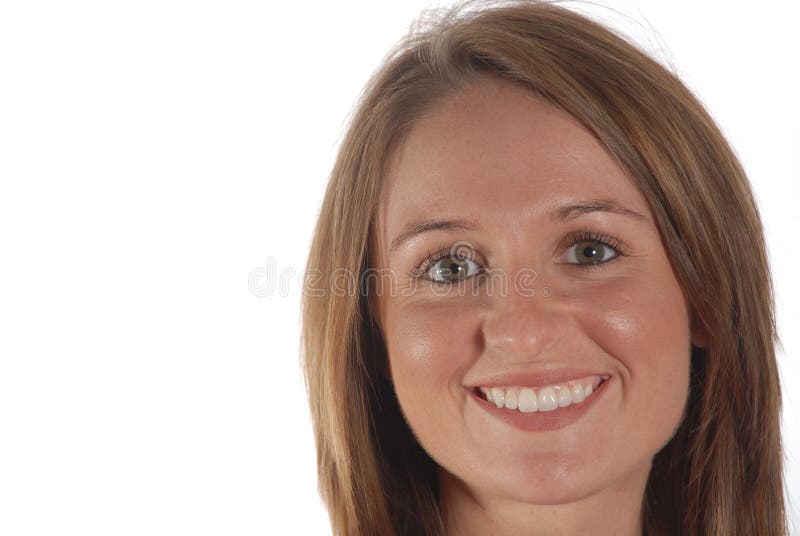 Smiling Face stock photo. Image of smiling, isolated, university - 4349064