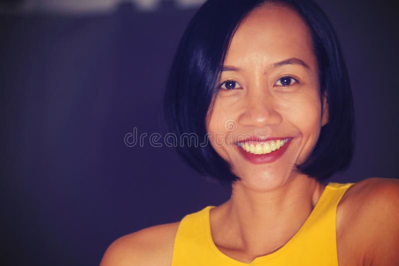 Smiling Face of Asian Person Isolated Stock Photo - Image of smile ...