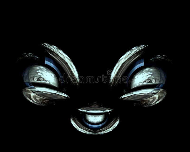 Smiling Face, 3D Illustration Stock Illustration - Illustration of ...