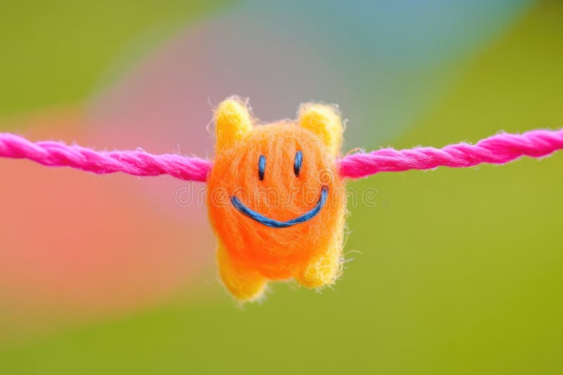 A Smiling Face Hanged from a Rope with a Sad Tone Stock Photo - Image ...