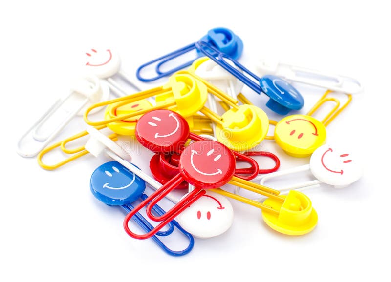 Face of Paperclip Artwork stock photo. Image of head - 77477802