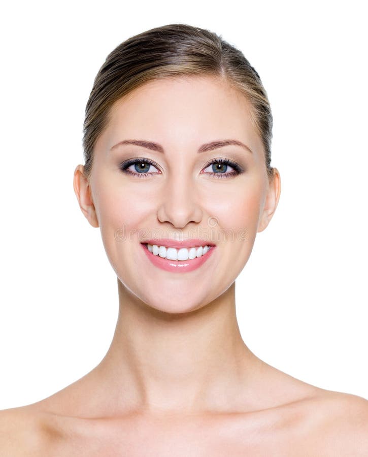 SMiling Face of a Pretty Woman Stock Image - Image of cute, beauty ...