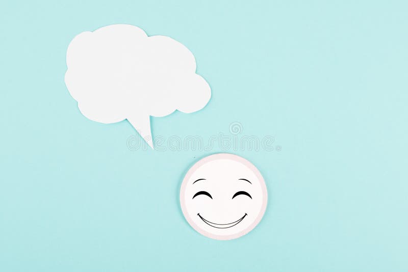 Smiling Face with a Speech Bubble, Rating, Positive Feedback, Customer ...