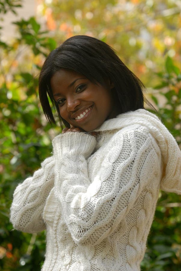 Smiling on a fall day stock image. Image of cute, emotion - 11820395