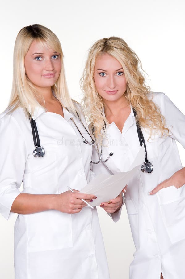 Smiling female doctors stock photo. Image of caucasian - 11638800